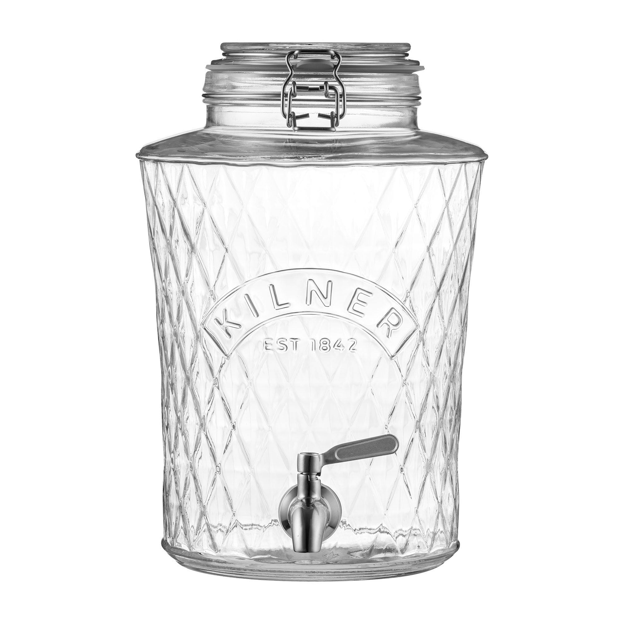 KILNER Diamond Dispenser with Stainless Steel Tap 5 Litre – Outdo Homestore