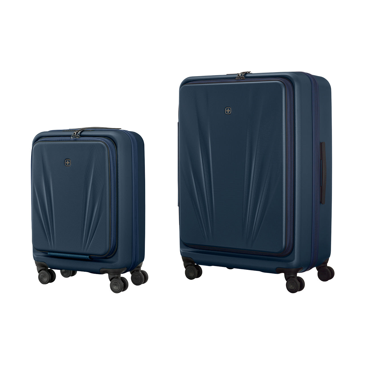 Skyon Hardside Luggage 2pc Set Navy Blue – Outdo Homestore