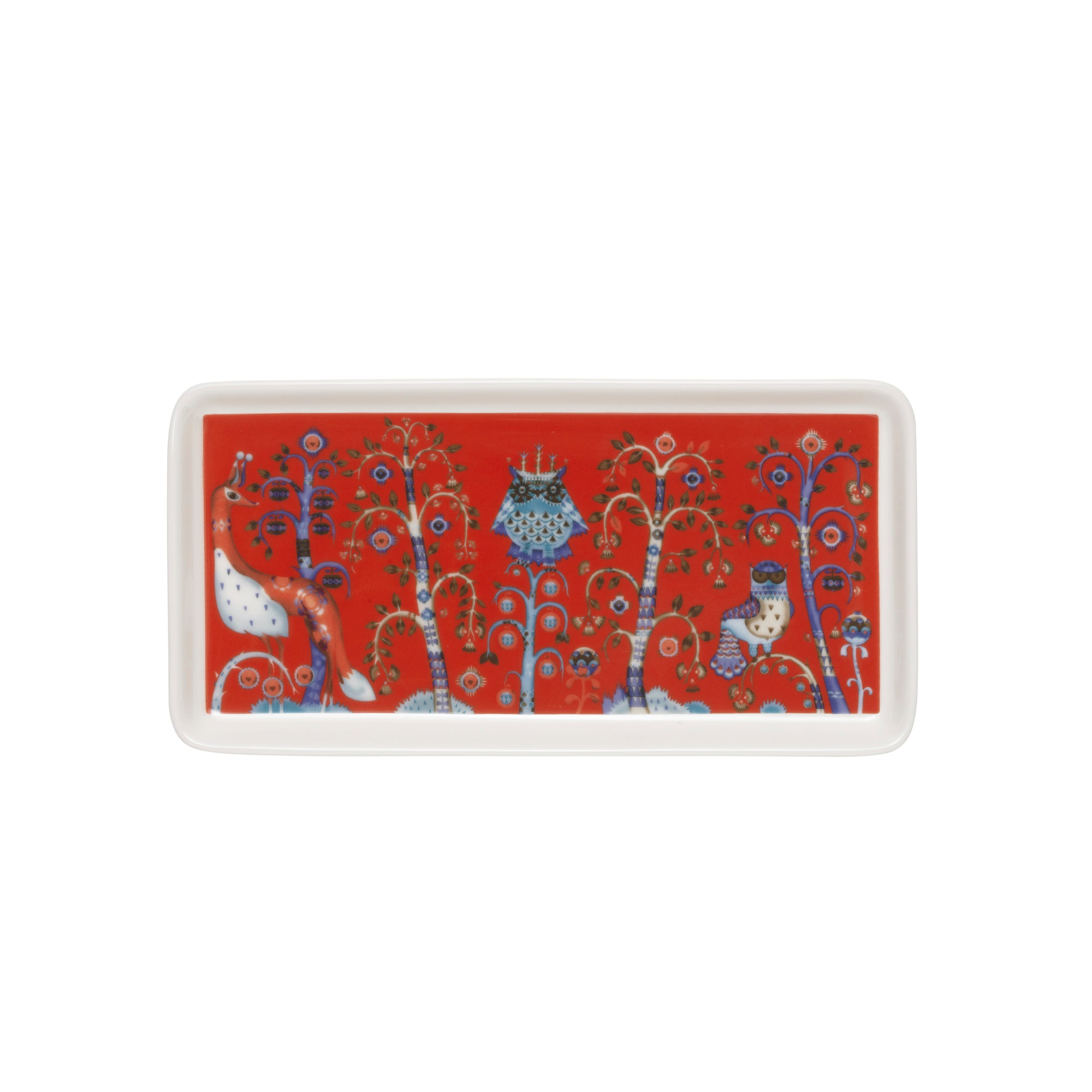 Taika Red Plate Rectangular 12x24cm – Outdo Homestore