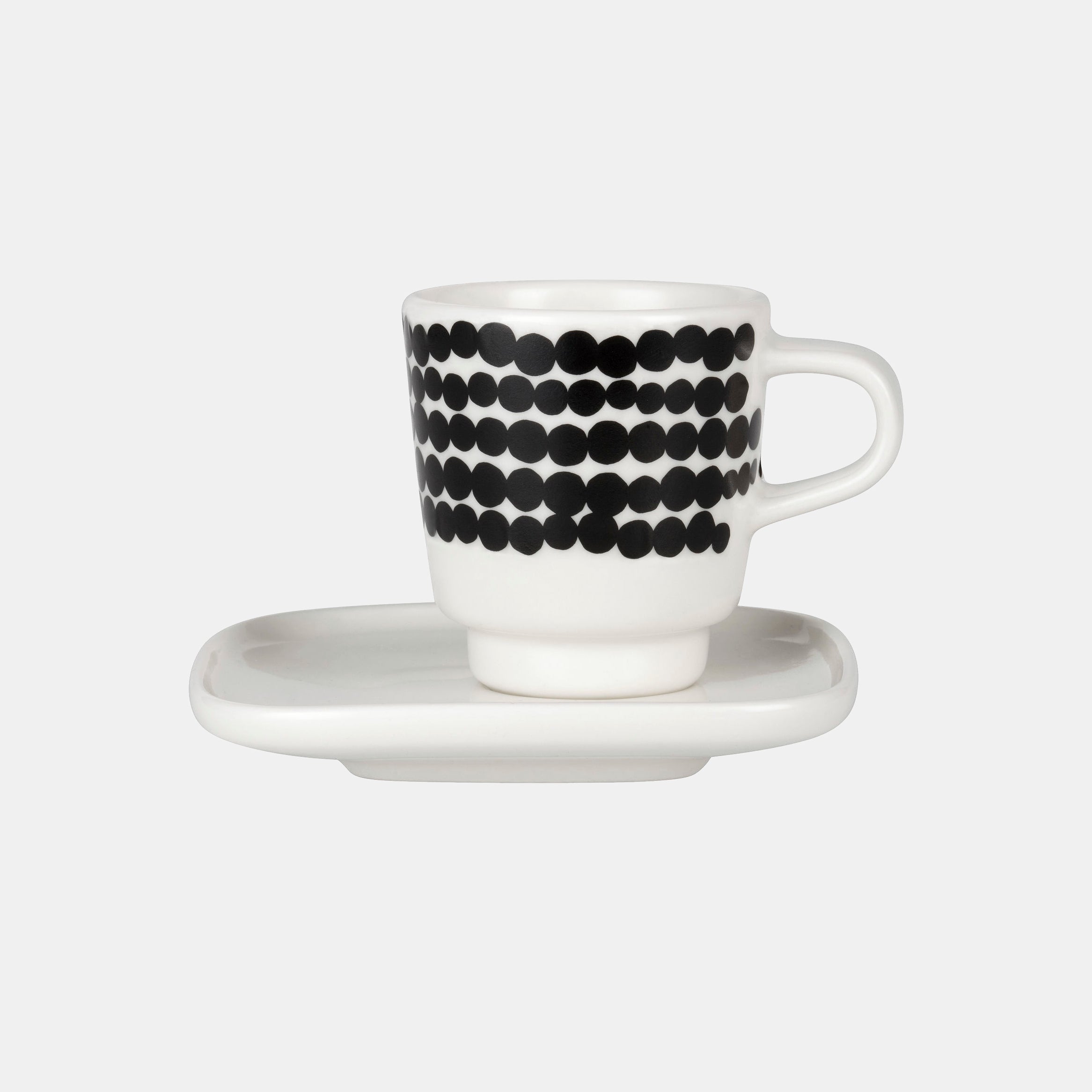 Marimekko - Oiva / Siirtolapuutarha Espresso Cup And Plate 10x10 cm ...